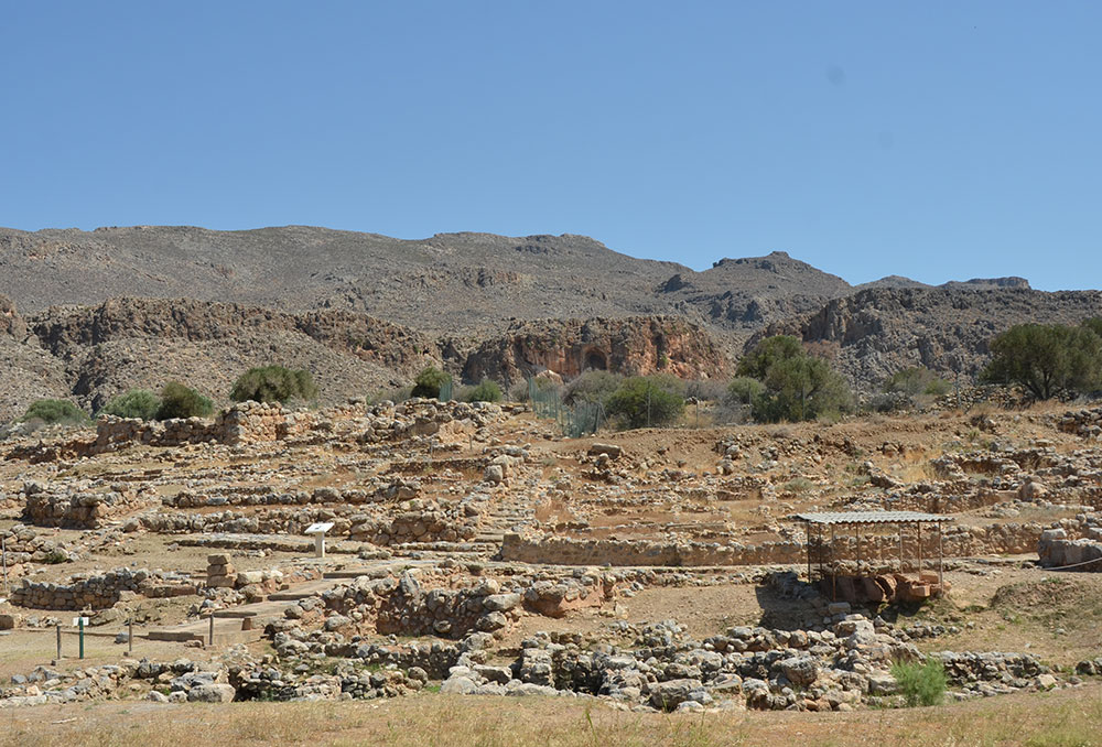 Die minoische Ausgrabung von Kato Zakros im Südosten Kretas