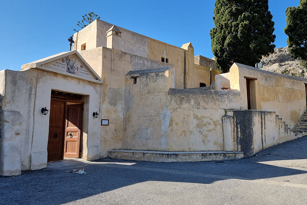 Kloster Moni Preveli im Süden Kretas beim bekannten Palmenstrand