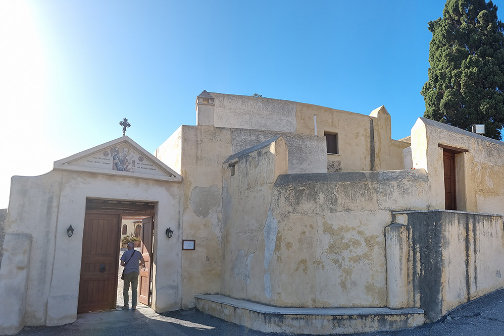 Kloster Moni Preveli im Süden Kretas beim bekannten Palmenstrand