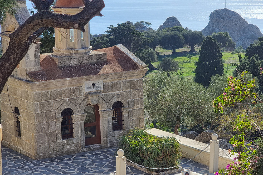 Kloster Moni Preveli im Süden Kretas beim bekannten Palmenstrand