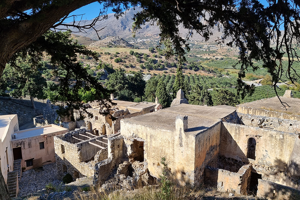 Kloster Moni Preveli im Süden Kretas beim bekannten Palmenstrand