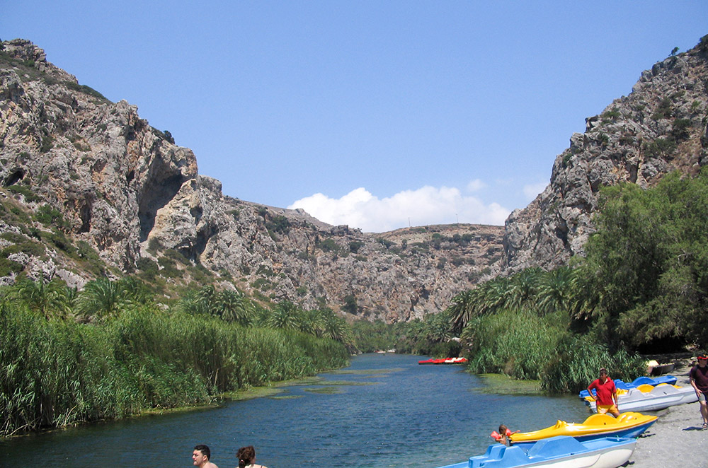 Bathe at the palm beach of Prevelli