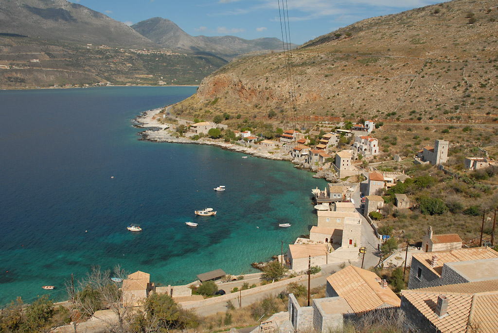 Die Hafenort Limeni auf dem Peloponnes. Karte, Infos, Fotos und Tipps